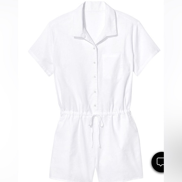 Victoria's Secret | Swim | Victorias Secret Cover Up Linen Romper ...